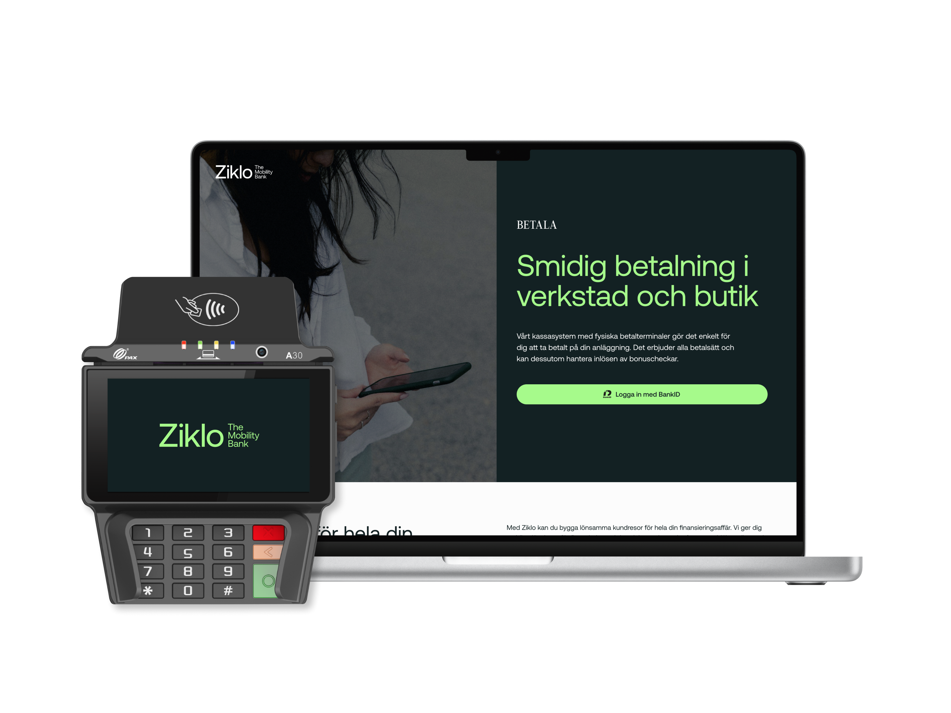 Betallösningar för butik och E-handel - Ziklo Bank